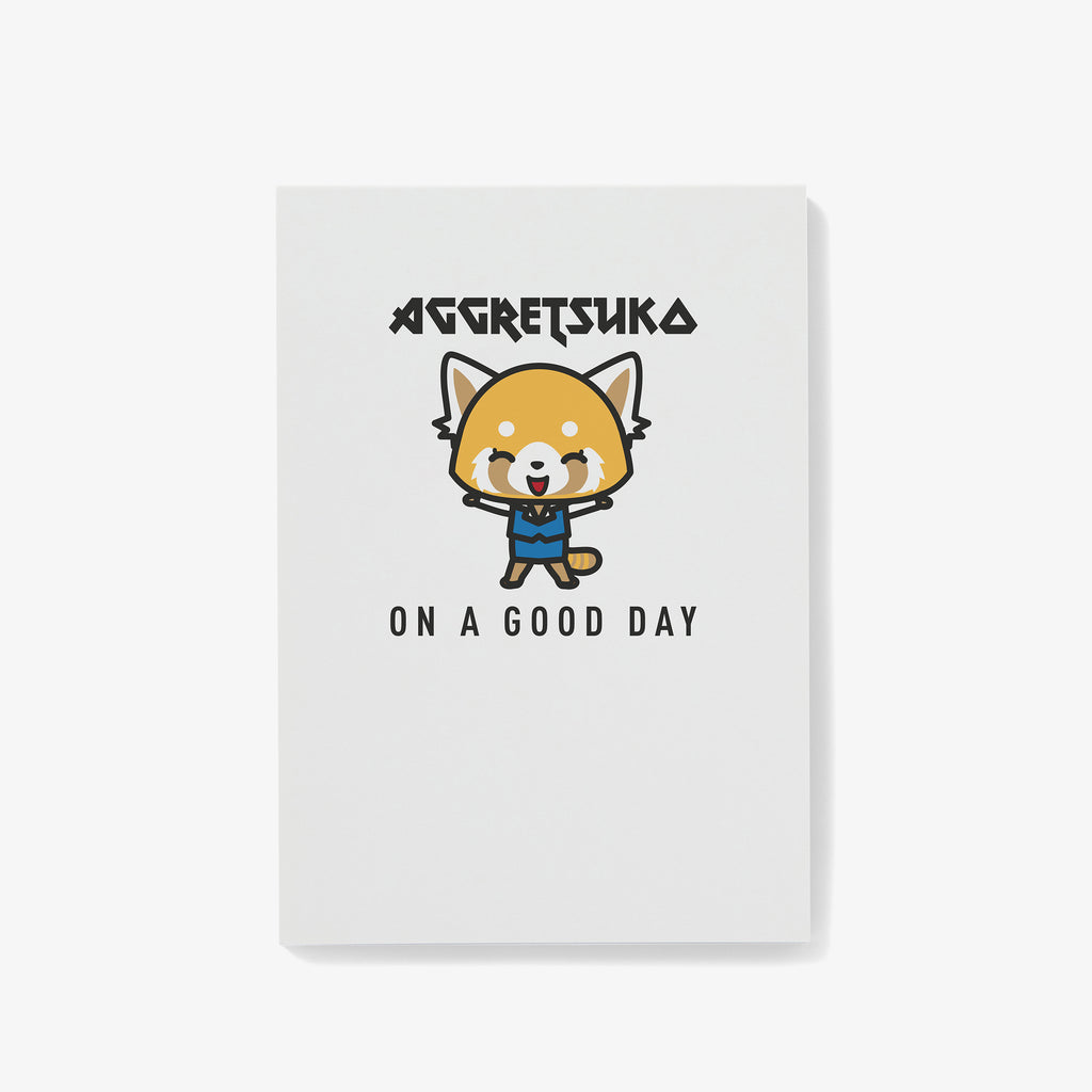 Aggretsuko On A Good Day Personalised Notepad – Shop Sanrio