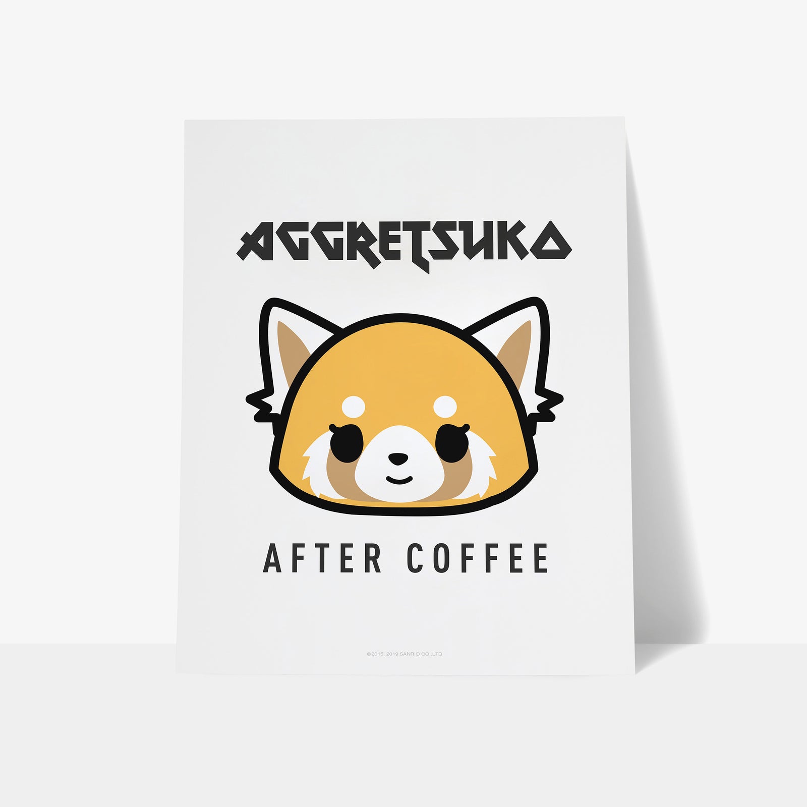 Aggretsuko After Coffee Personalised Art Print – Shop Sanrio