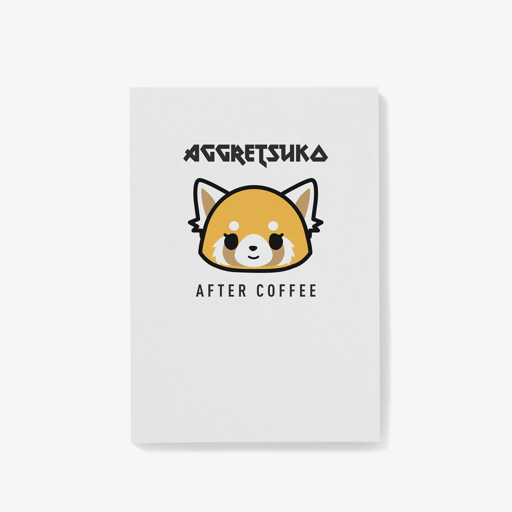 Aggretsuko Before & After Coffee Personalised Notepad – Shop Sanrio